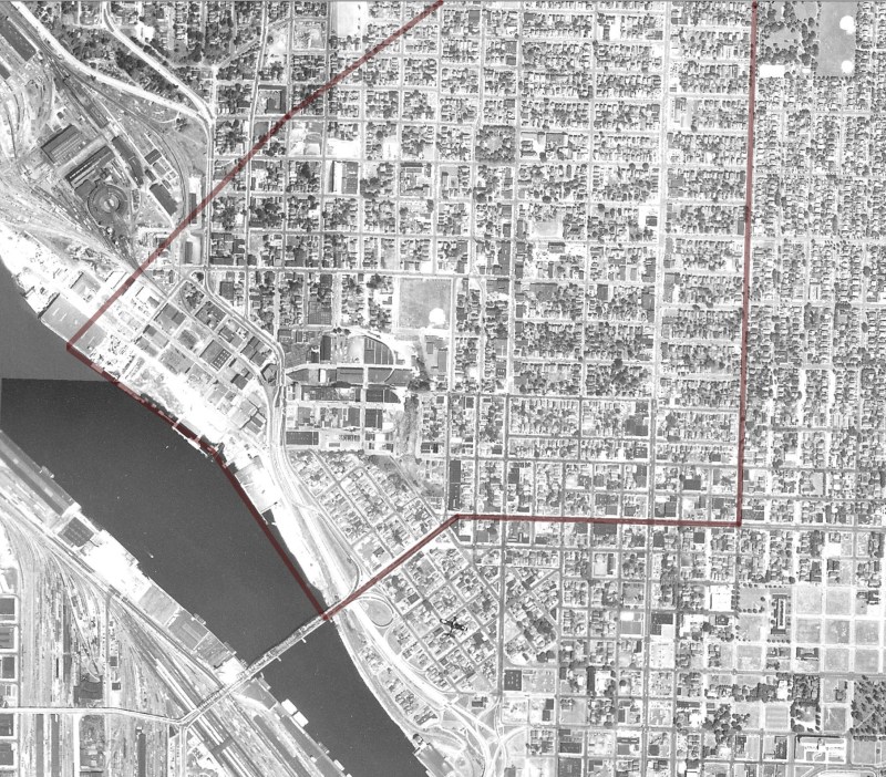 Eliot from Above Then and Now | Eliot Neighborhood